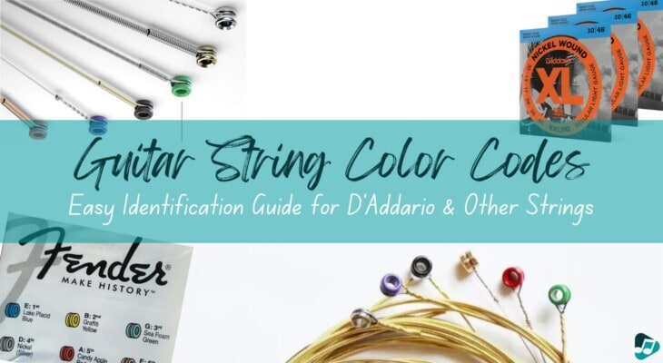 Guitar String Color Codes - D’Addario, Fender & Others